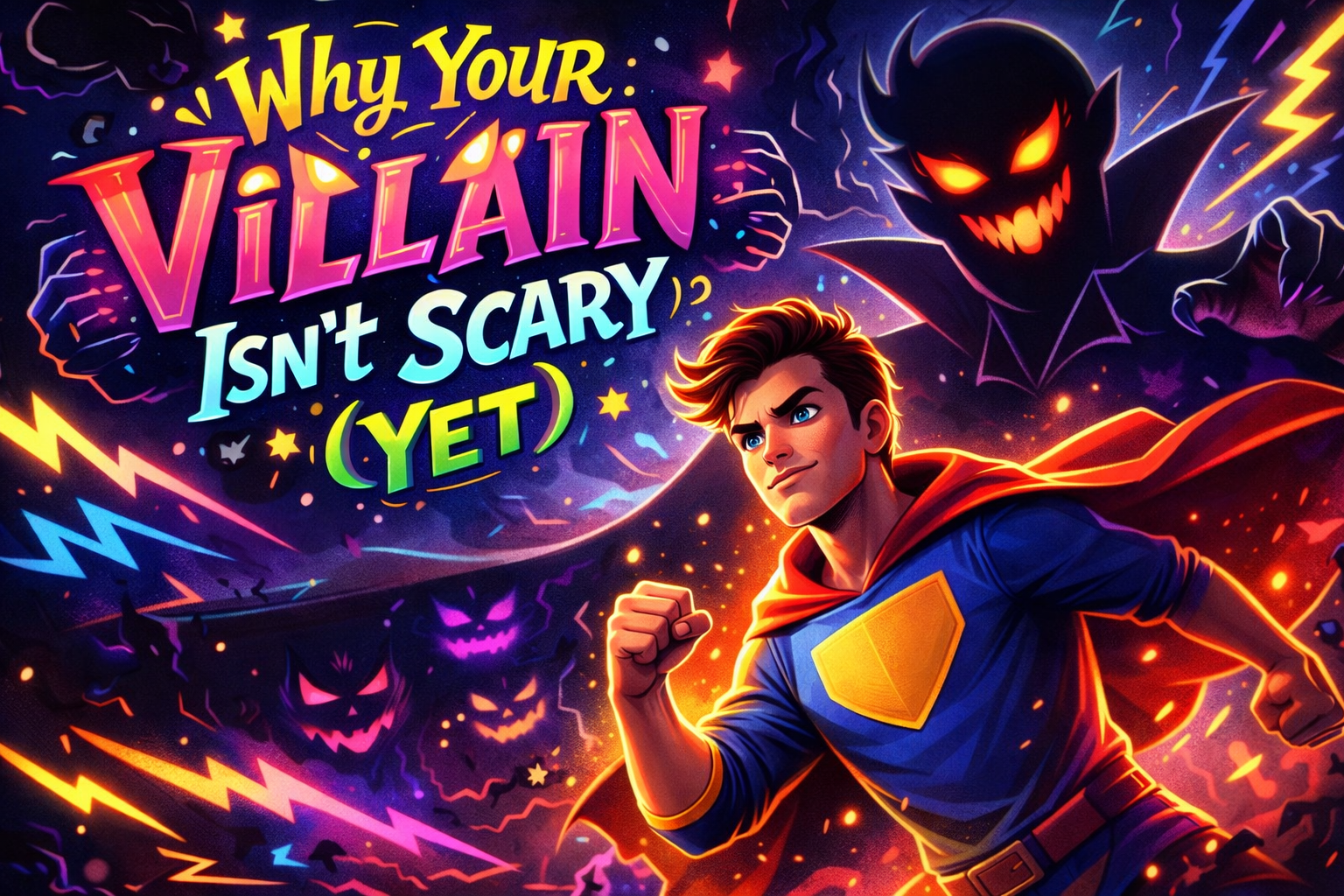 Why Your Villain Isn’t Scary (Yet) — And How to Fix It – Jamie Bowers